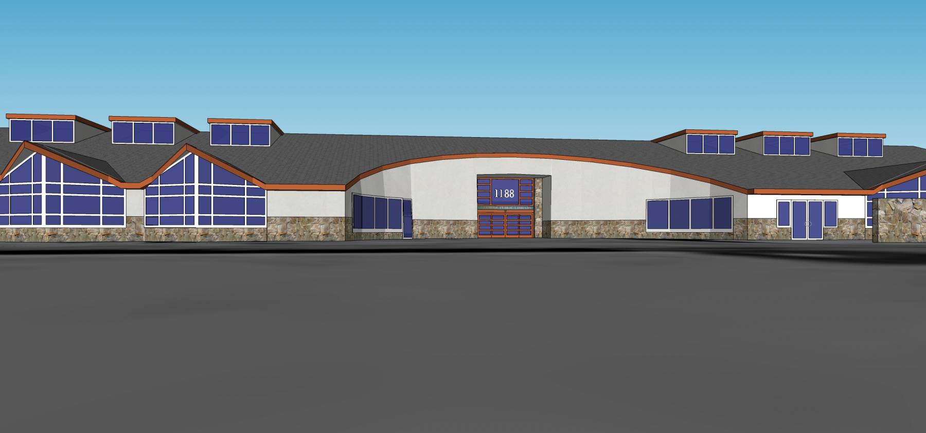 图书馆su模型下载-光辉城市