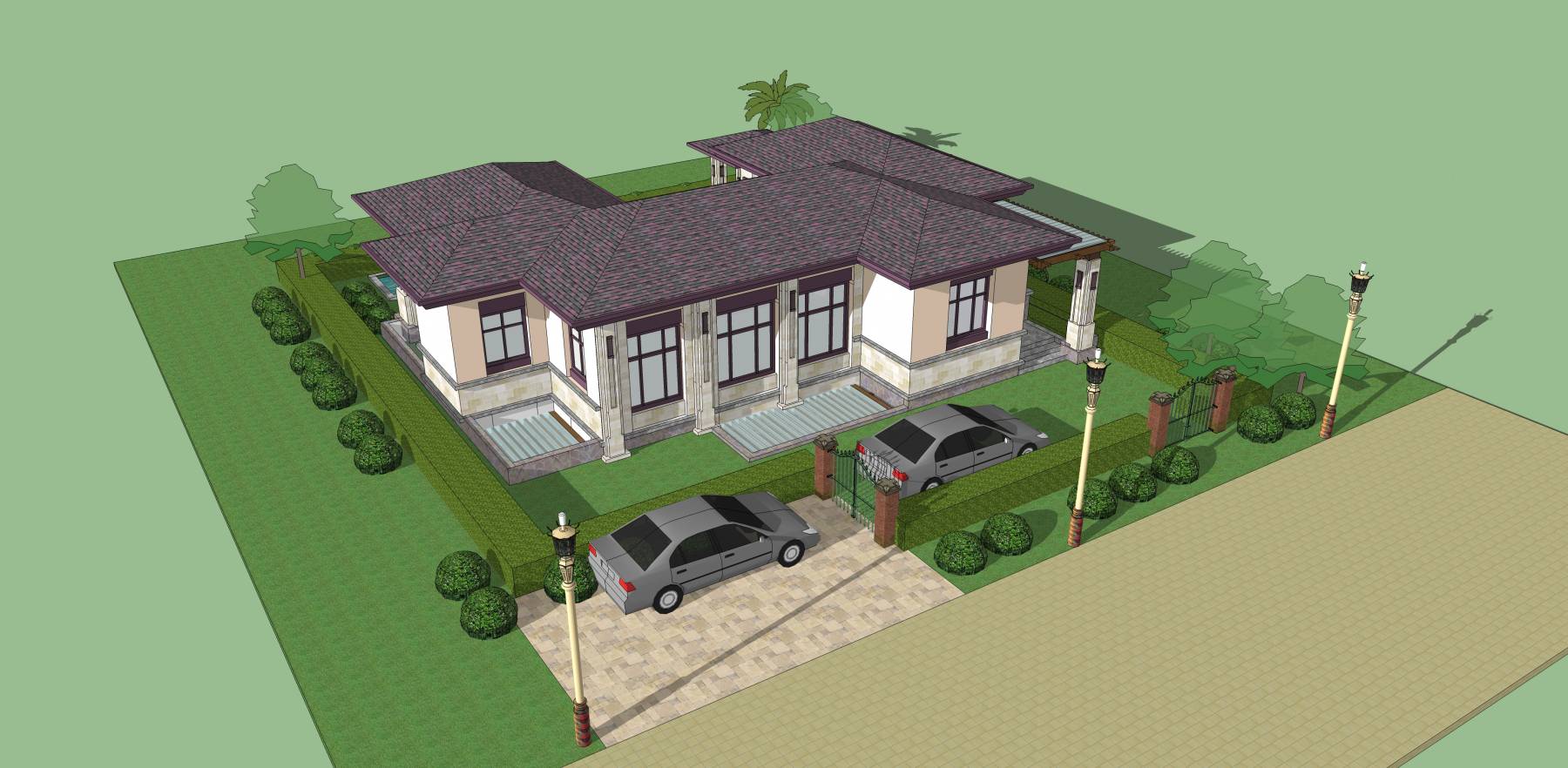 别墅hhsu模型下载-光辉城市